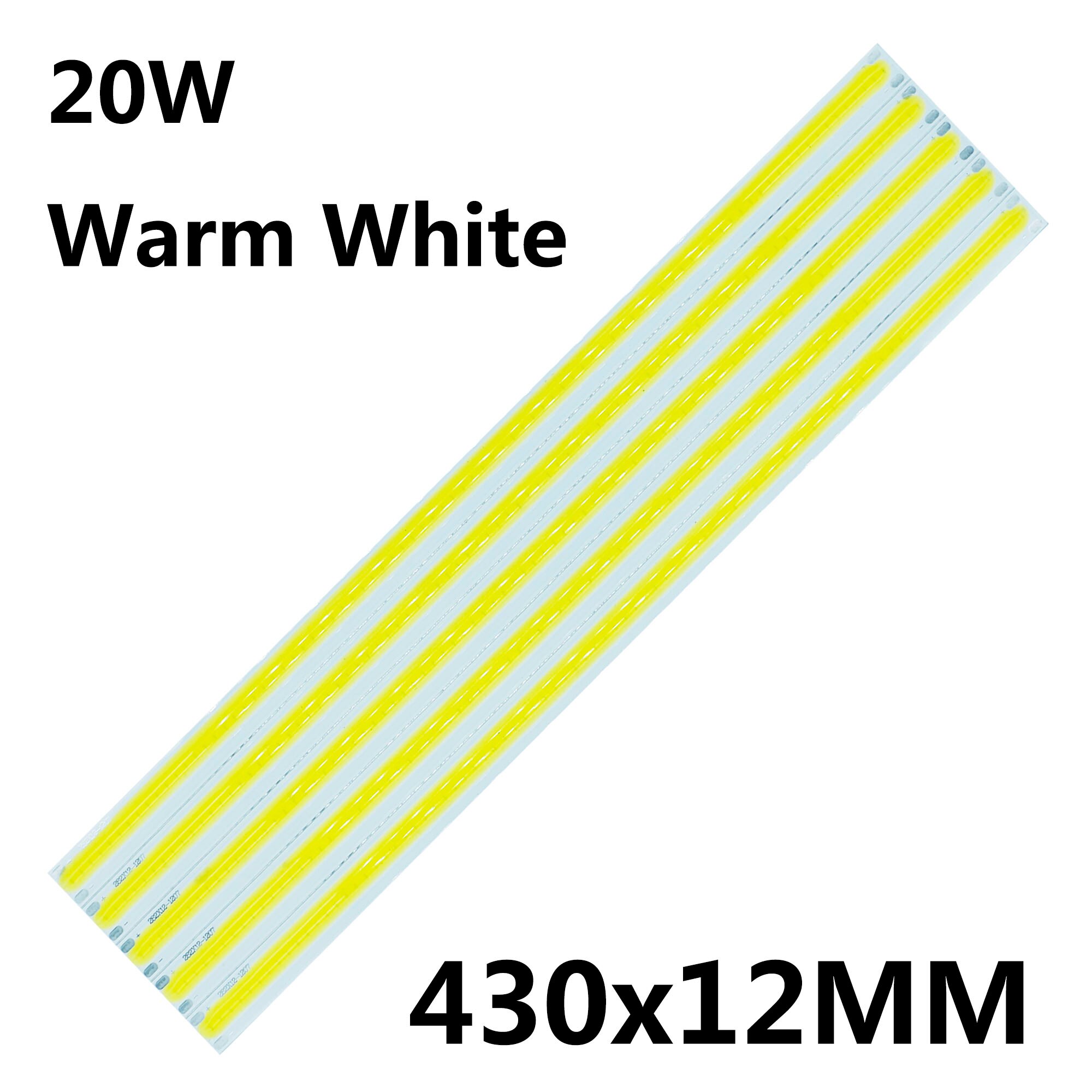 5pcs 20W 430x12mm LED Light COB Strip Bulb Super L... – Grandado