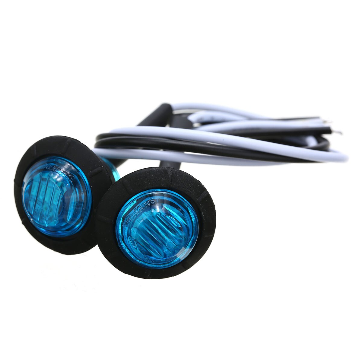 10Pc 12V Ronde 3/4 "Blauwe Led Ontruiming Zij... – Vicedeal