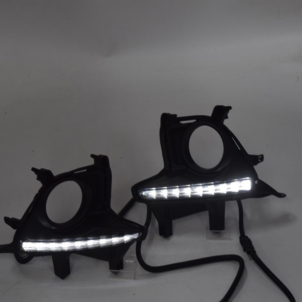 For Toyota Highlander DRL Lamp Car LED DRL Fog Lig... – Vicedeal