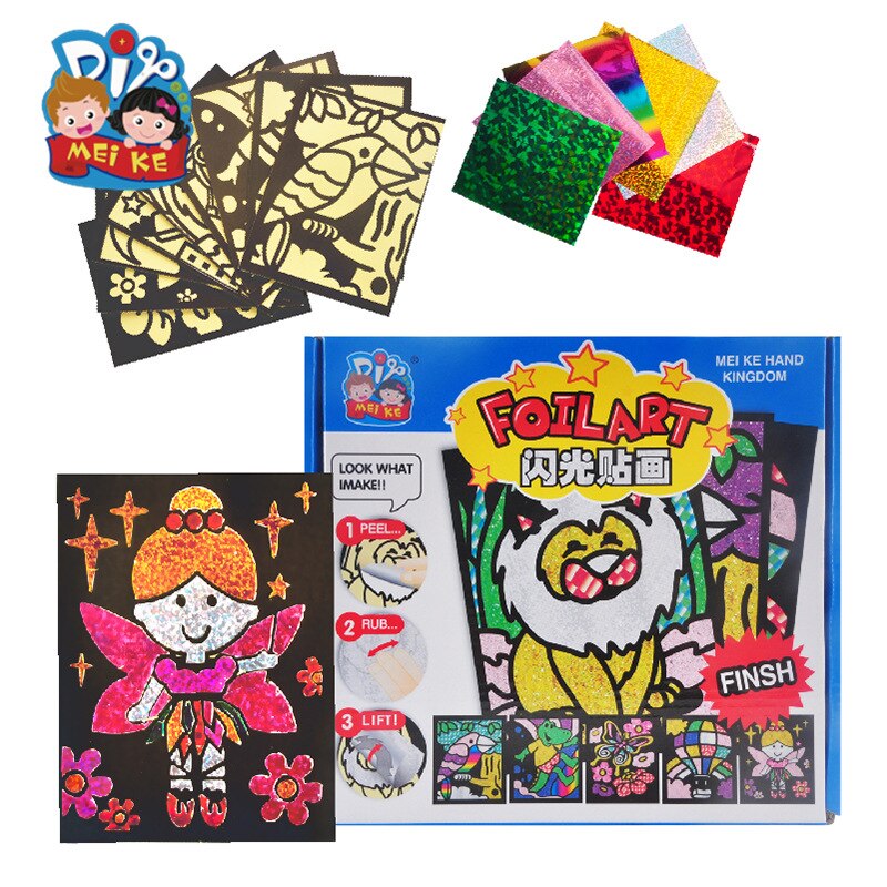 kindergarten lots arts crafts diy toys Colorful Pa... – Grandado