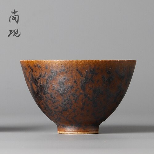 Cup Tea Cup Ceramic Bamboo-Hat Type Cup Ru Ware Na... – Grandado