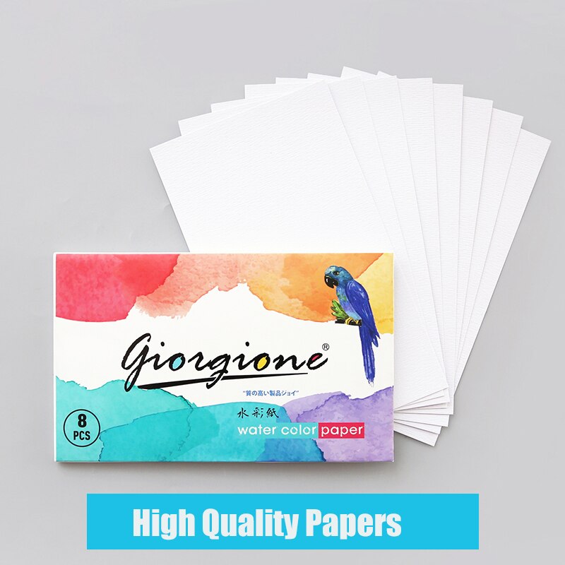8 Sheets/Set Watercolor Paper Color Pencil Sketchb... – Grandado
