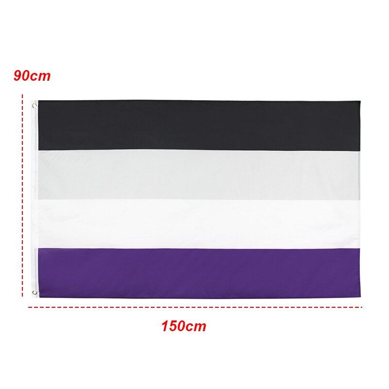 Urijk 90x150cm LGBTQIA Ace Community Nonsexuality ... – Vicedeal