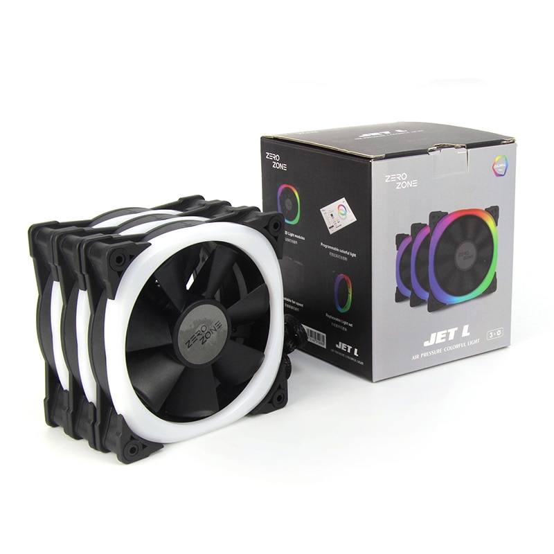 ZERO ZONE JETFAN-ventilador RGB para refrigeración... – Grandado