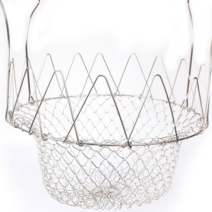 2019Modern Food Basket Fry Baskets Telescopic Stai... – Grandado