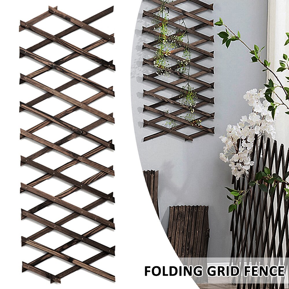 Expanding Wooden Garden Wall Fence Divider Wooden ... – Grandado
