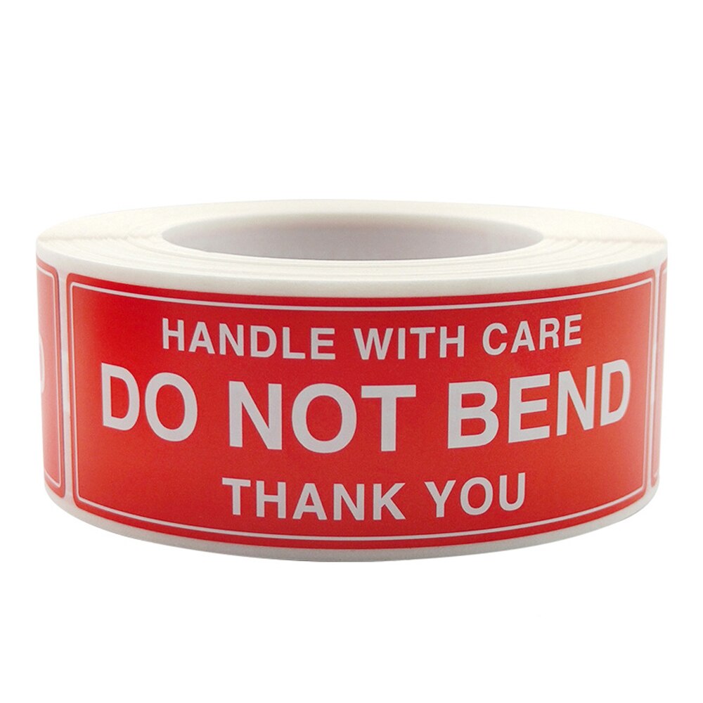 250 Pcs/roll 1*3inch "Do Not Bend" Handl... – Vicedeal
