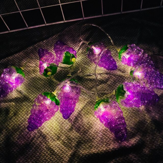 LED Grape Lights String Theme Activity Party Room ... – Grandado