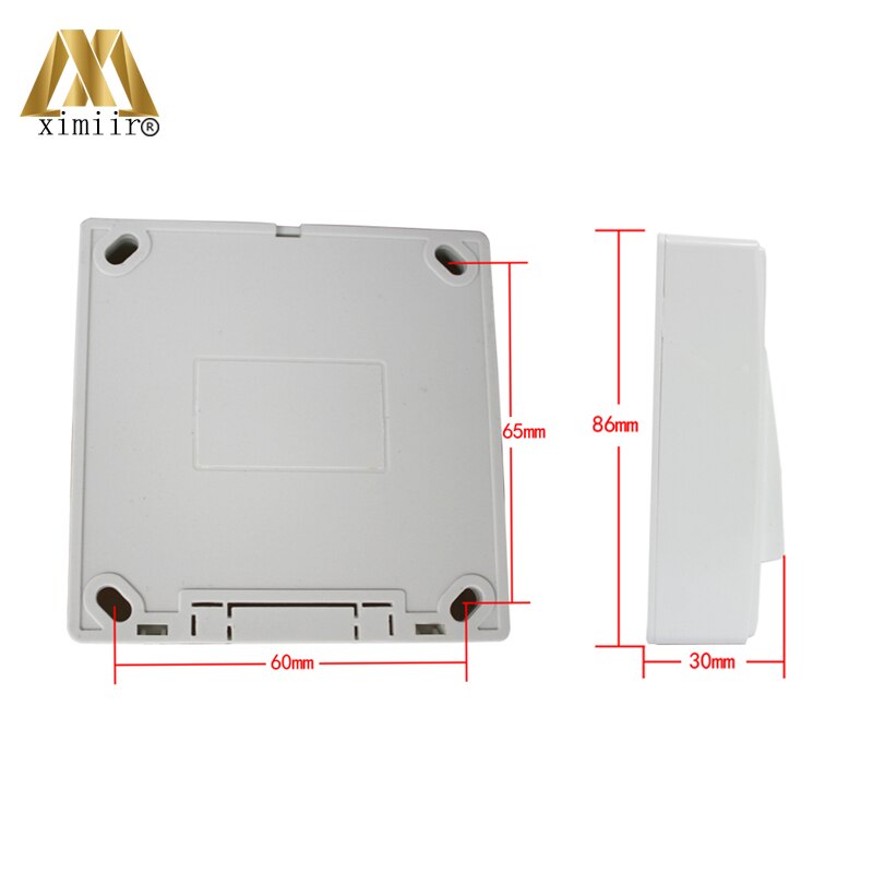 E16 Plastic exit button with back box fireproof ma... – Grandado