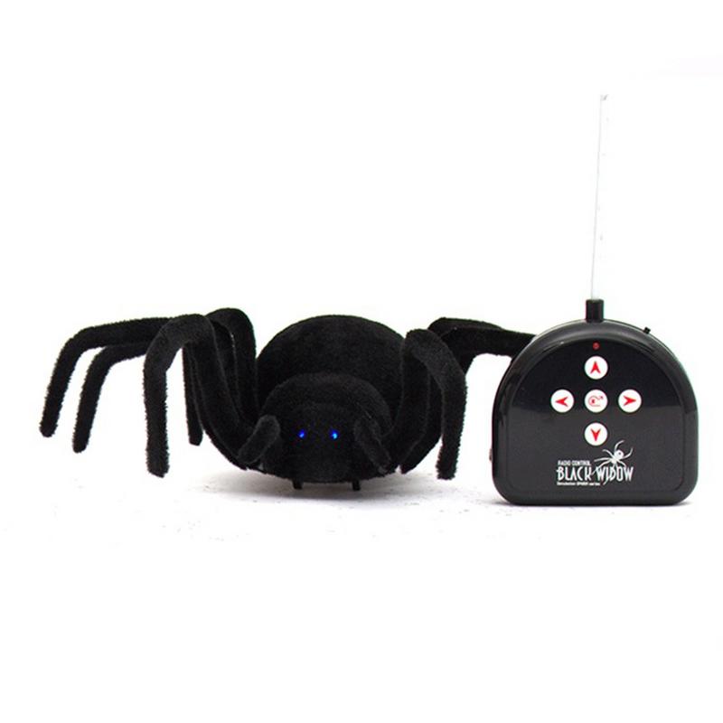 Remote Control Soft Scary Plush Creepy Spider Infr... – Grandado
