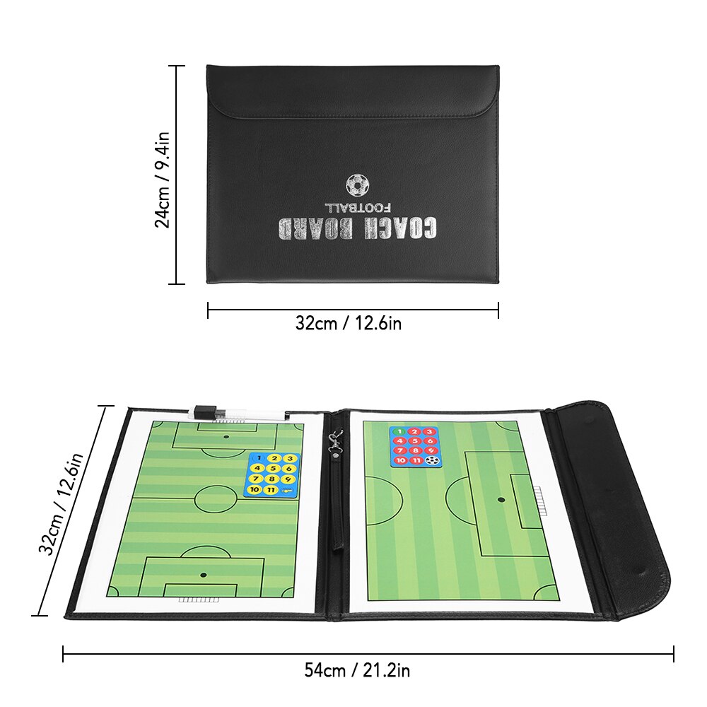 Foldable Football Soccer Magnetic Tactic Board Coa... – Grandado