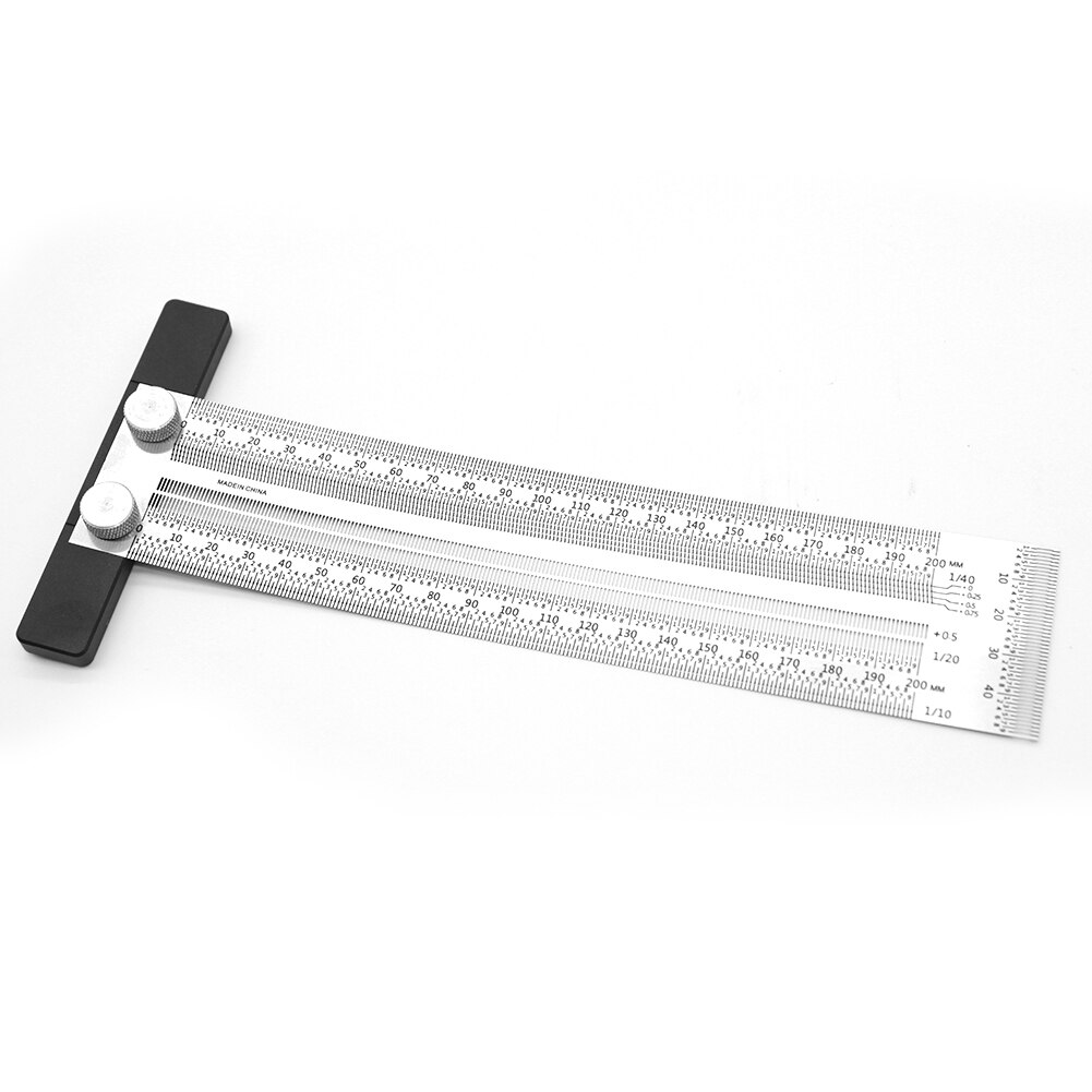High Precision Metal Scale Ruler Stainless T-type ... – Vicedeal