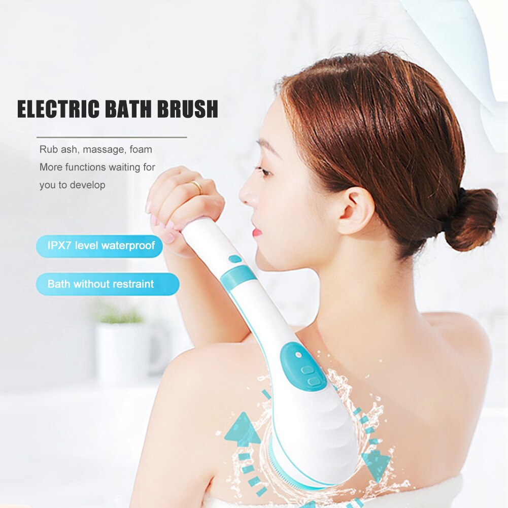 USB Rechargeable Electric Bath Brush Waterproof Re... – Vicedeal