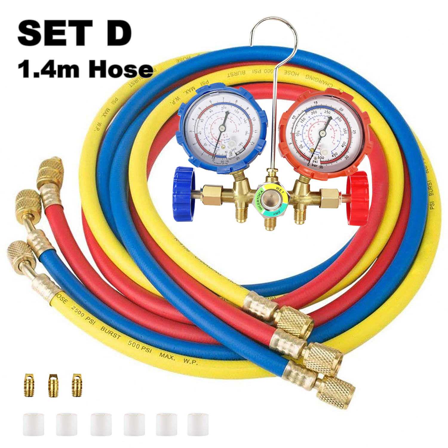 Airconditioning Manometer R134a met Slang en Haak ... – Grandado