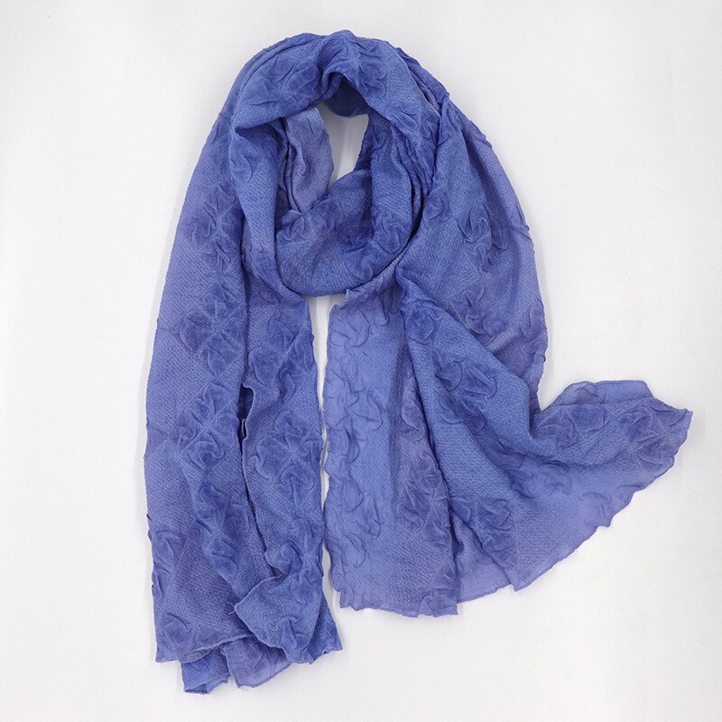 Høst bomulls rynke blomster skjerf sjal kvinner my... – Grandado