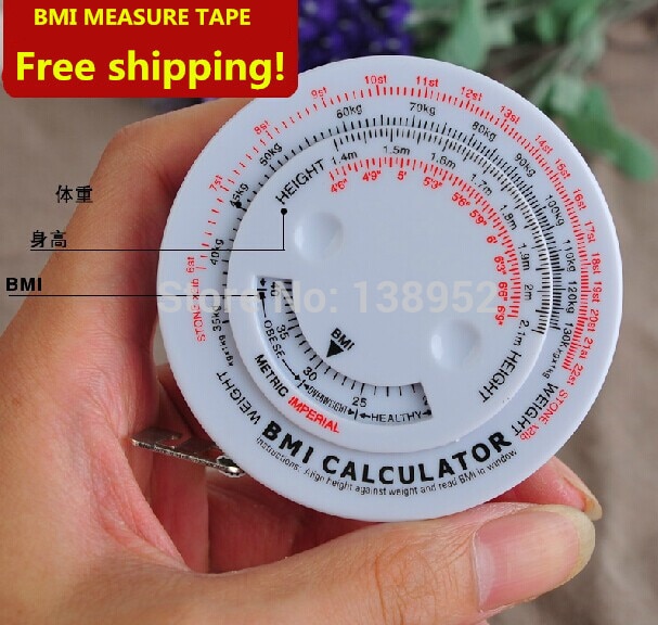 Pink color Bmi Calculator body Health Tape Measure... – Vicedeal