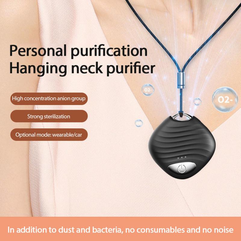 USB Portable Wearable Air Purifier Necklace Person... – Grandado
