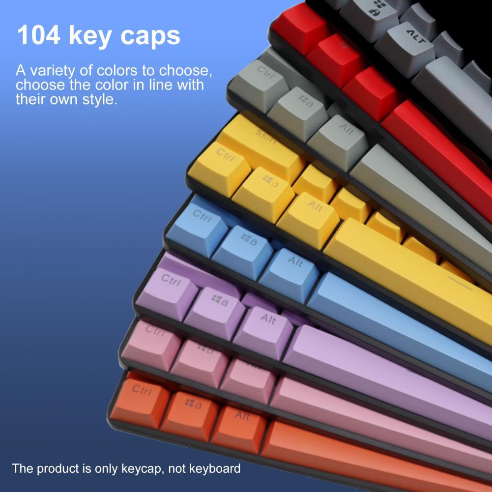 Blank 104 keys ABS layout Thick PBT Keycap White B... – Vicedeal