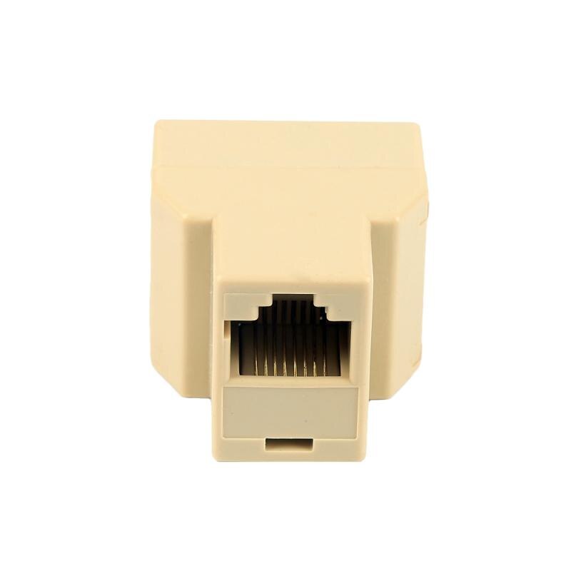 RJ45 Splitter Adapter 1 to 2 Dual Female Port CAT5... – Grandado