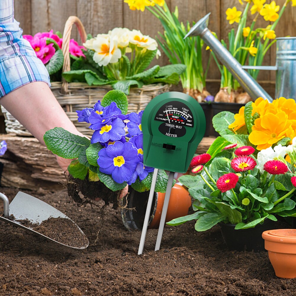 Pointer Soil Tester 3 in 1 Light/ PH/ Moisture Tes... – Grandado