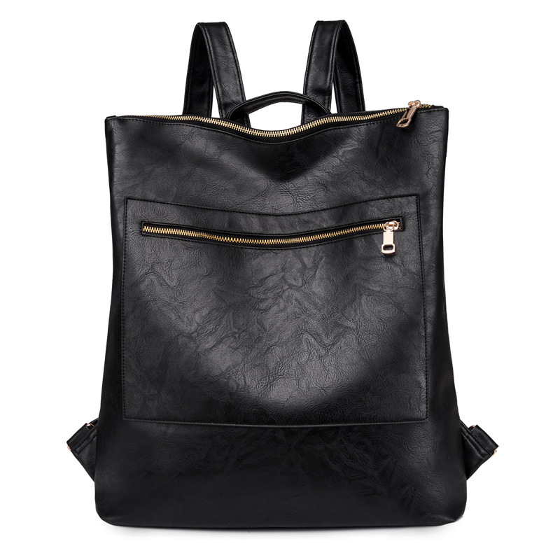 Backpack 2022 Vintage PU Leather Women Backpacks M... – Grandado