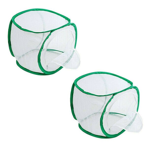 Foldable Mesh Nest Breeding Cage Insect Butterfly Insect Mesh Enclosure ...