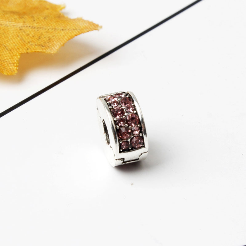 Zilver Kleur 1Pc Wit Roze Rood Lake Blue Crystal R... – Grandado