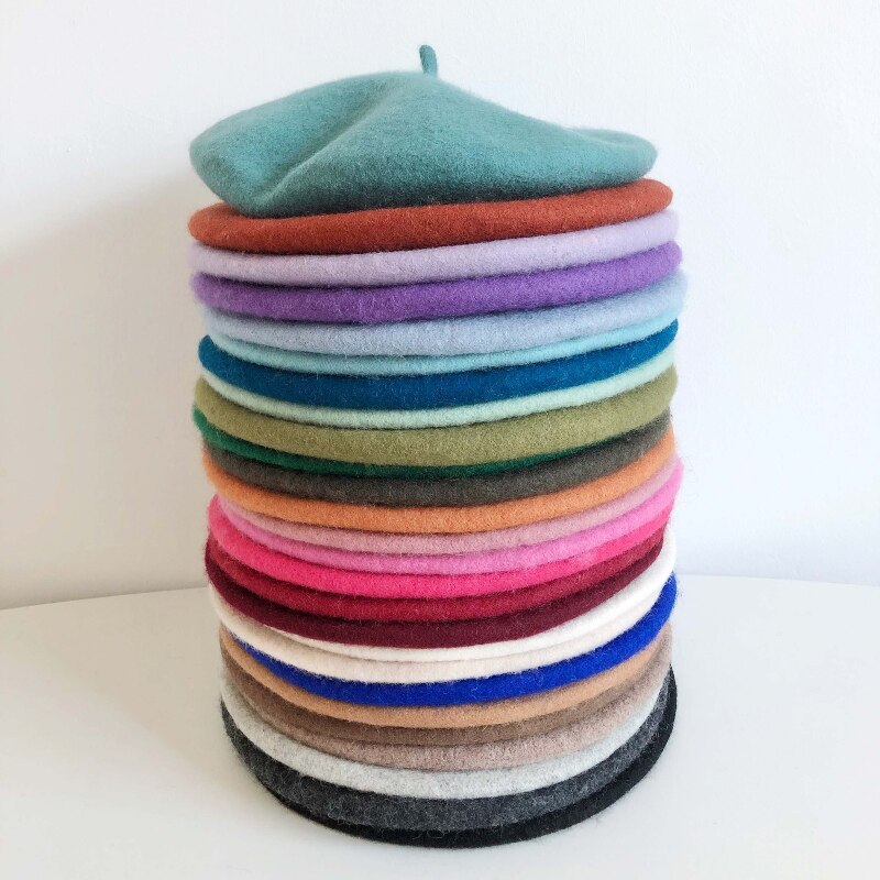 Cappello autunno inverno 100% berretti in pura lan... – Vicedeal