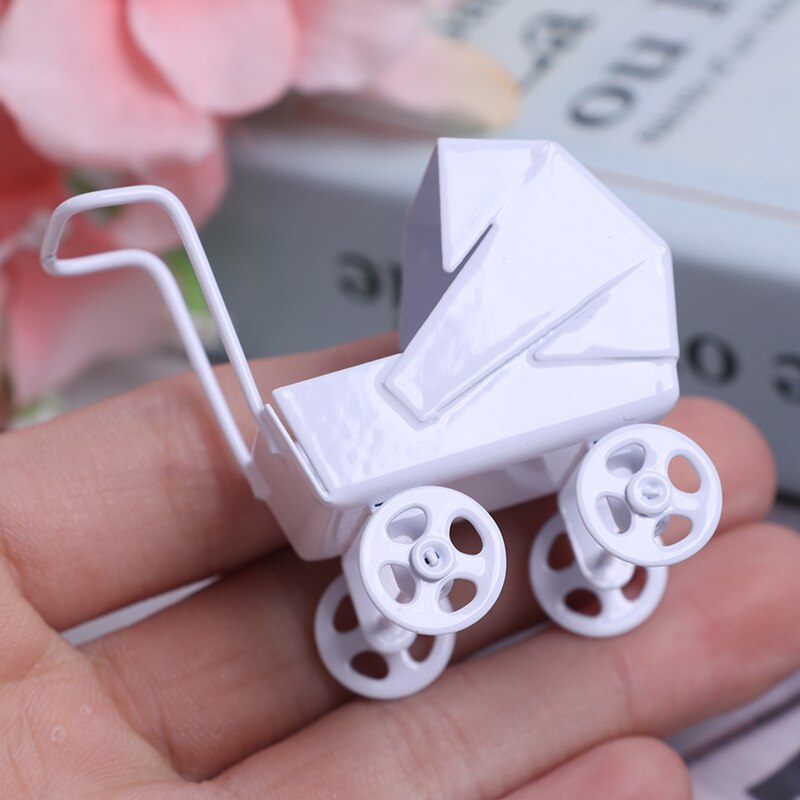 White Baby Stroller Pram Model Kids Toy DIY Miniat... – Grandado