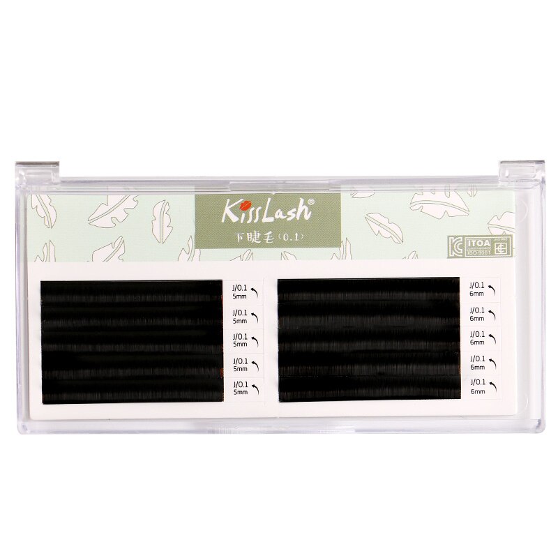 0.1 Thickness eyelash Extension J Curl 5mm 6mm Eye... – Grandado
