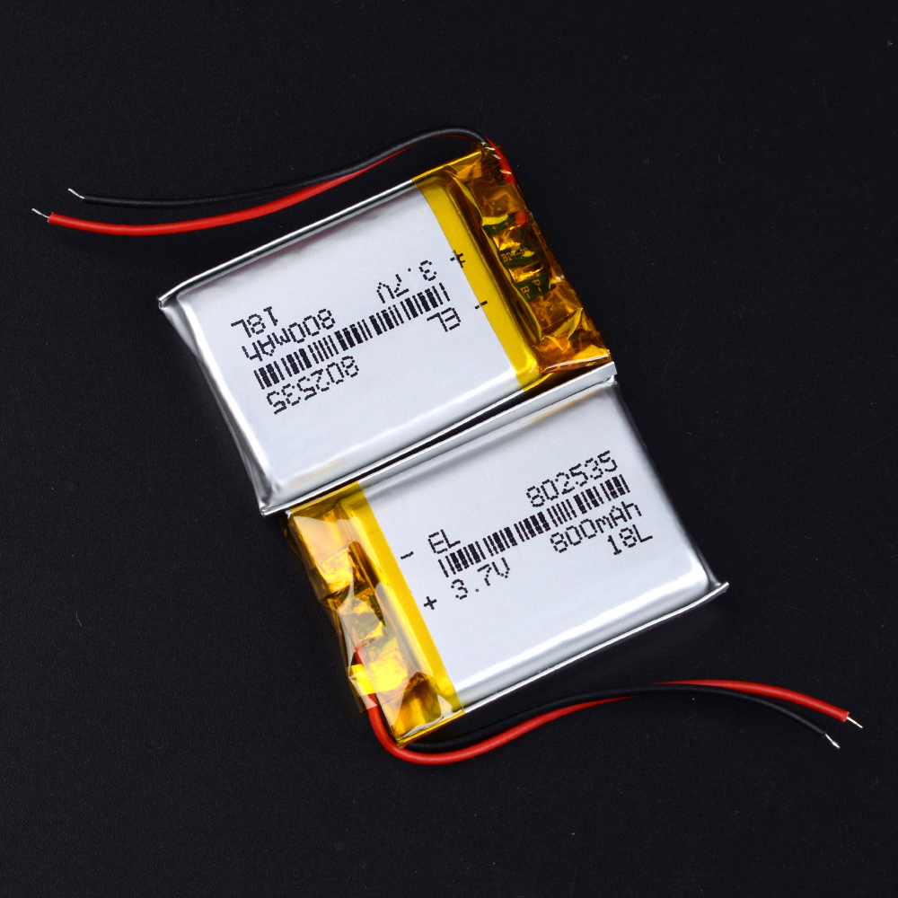 3.7v 800 oplaadbare lithium-ion 802535 li-polymeer... – Grandado