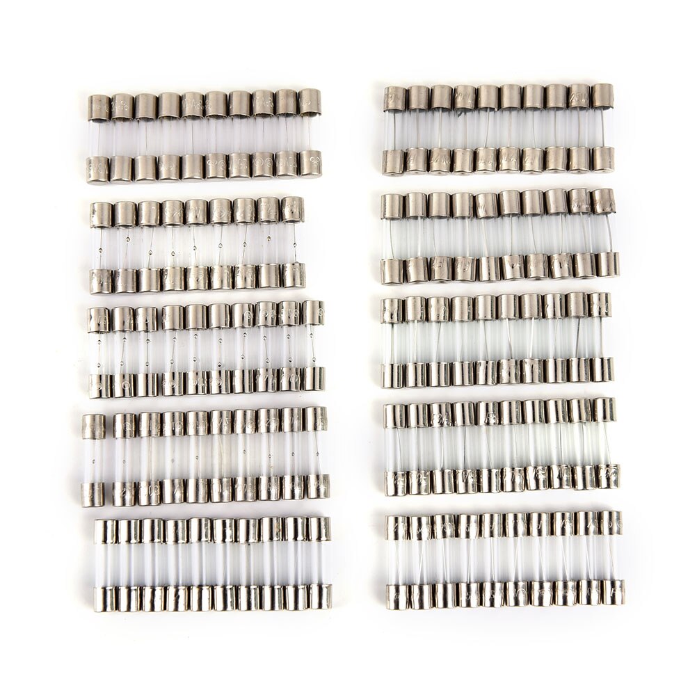 Top 100pcs 5x20mm Electrical Assorted Fuse Amp Fas... – Grandado