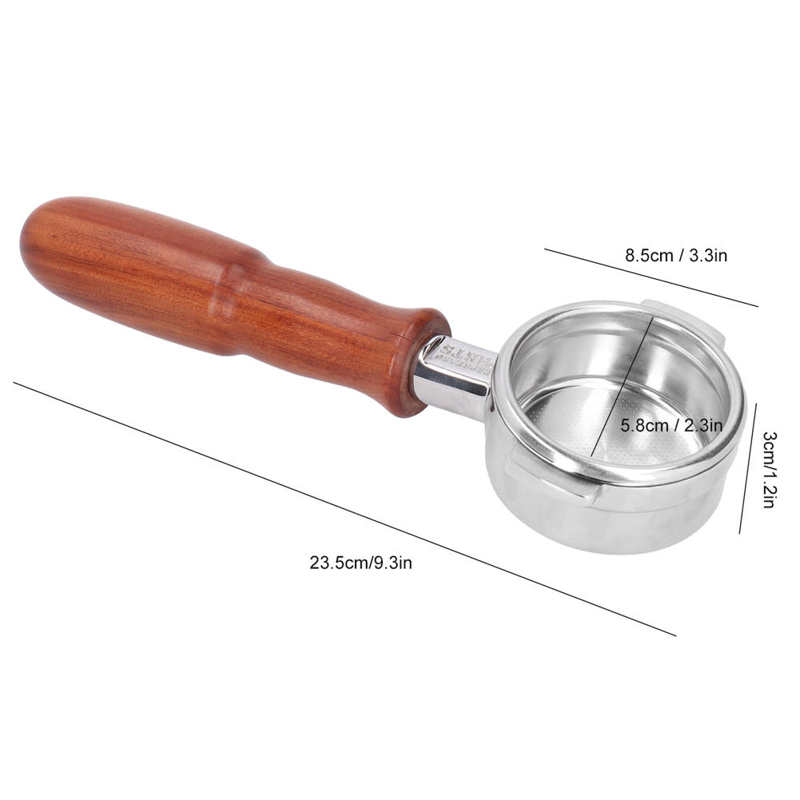 Bottomless Portafilter 58mm Stainless Steel Coffee... – Grandado