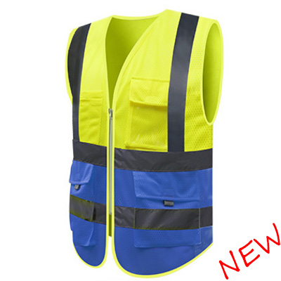 High visibility workwear safety vest logo printing... – Vicedeal