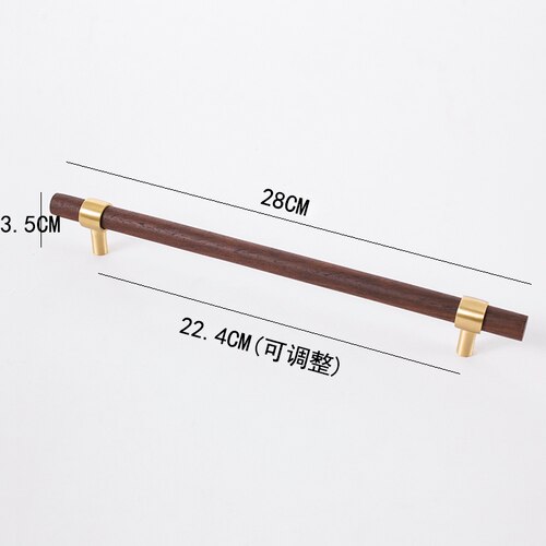 1PC Light Luxury Nordic Simple Brass Handle Black ... – Grandado