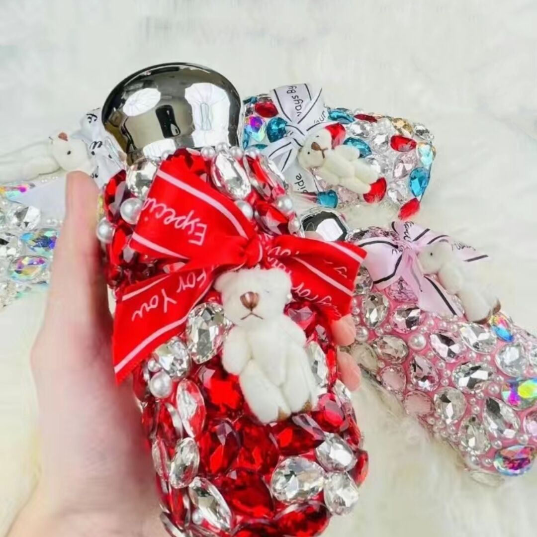 260ml Sparkling Diamond Thermos Flask Handmade Cry... – Grandado