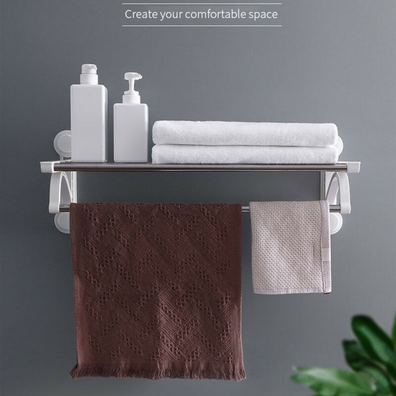 Anti-rust Stainless Steel Towel Shelf Wall-Mounted... – Grandado