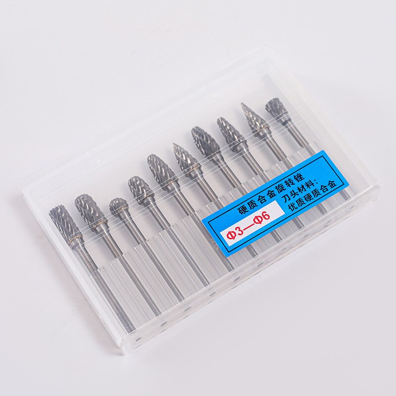 Carbide Burr Set 10Pcs Double Cut Vhm Rotary Burr ... – Vicedeal