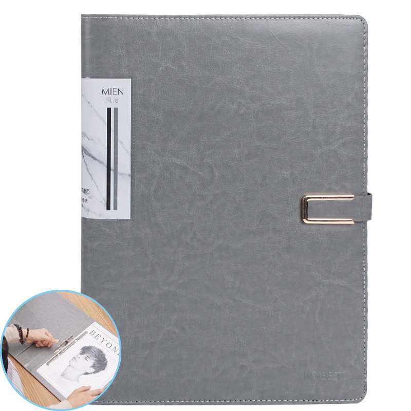 PU Leather Portafolios A4 Document Organizer Confe... – Vicedeal