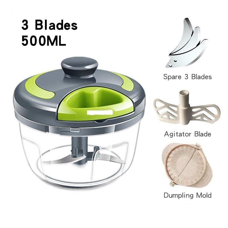 Kitchen Tools Manual Meat Grinder Hand Mixer Chop ... – Vicedeal