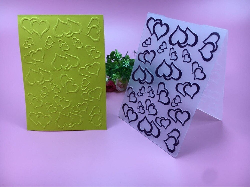 The love Plastic Embossing Folders for DIY Scrapbo... – Vicedeal
