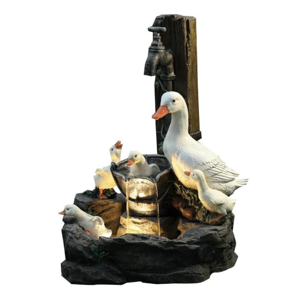 Tuin Decoraties Eenden Familie Tuin Standbeeld Die... – Vicedeal