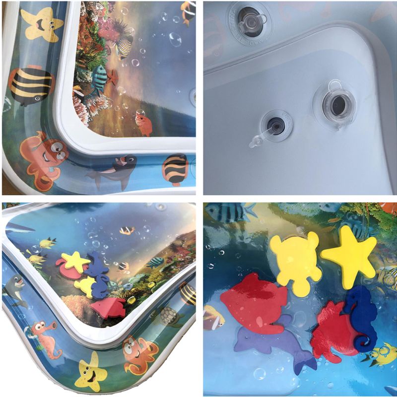 Baby Toys Inflatable Tummy Time Water Play Mat Act... – Grandado