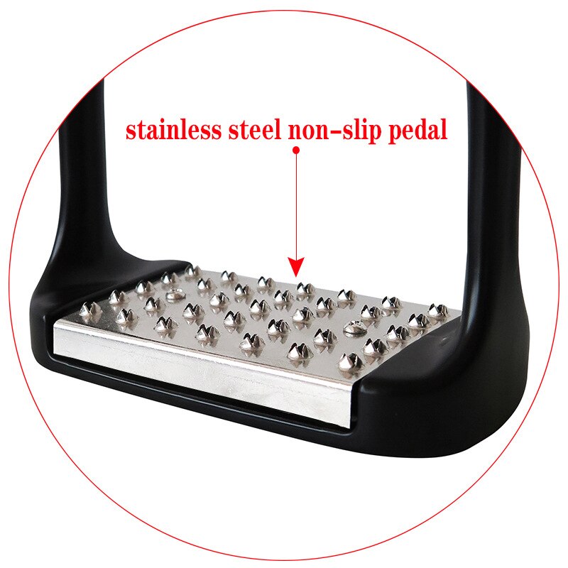 Stijgbeugel Leathers Antislip Rvs Lichtgewicht Zad... – Vicedeal
