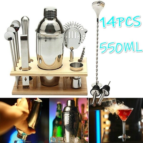 14 Stks/set Party Bar Professionele Barman Kit Mix... – Grandado