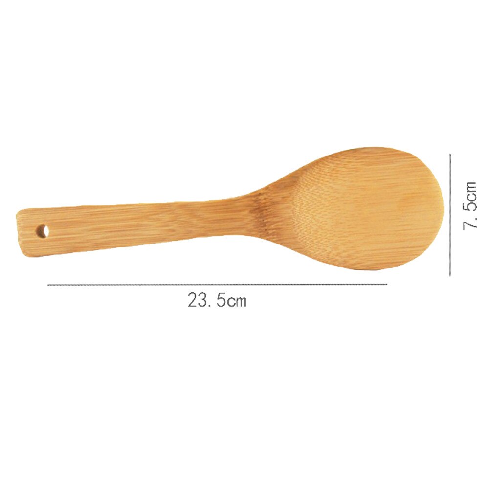 Keuken Bamboe Rijst Lepel Spatel Houten Scoop Soep... – Grandado