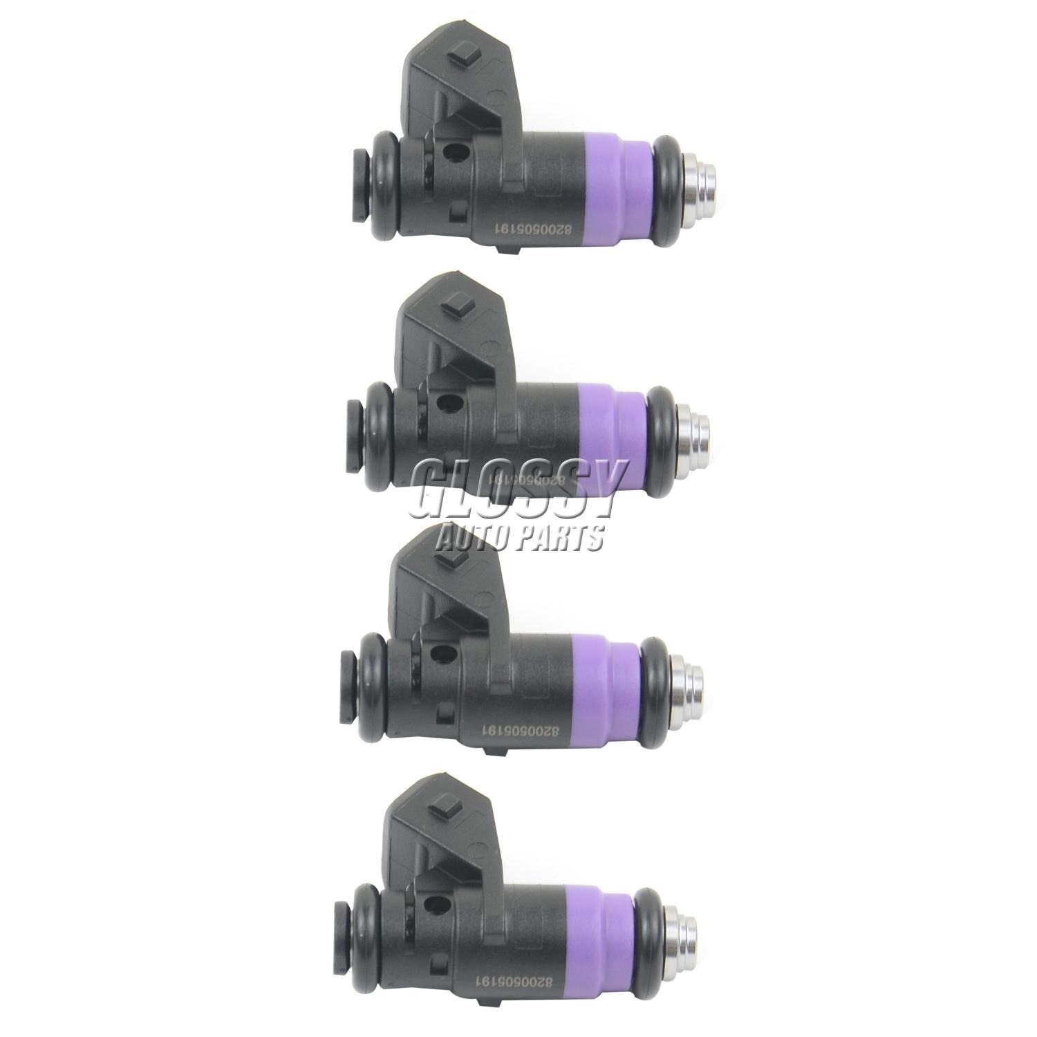 AP02 4× Fuel Injectors 8200505191 8200132259 H1322... – Grandado