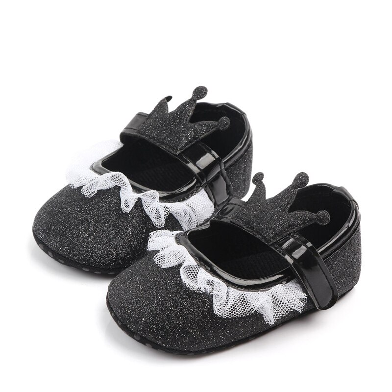 Paljettbebis flicka kronskor spetsiga barn småbarn... – Grandado