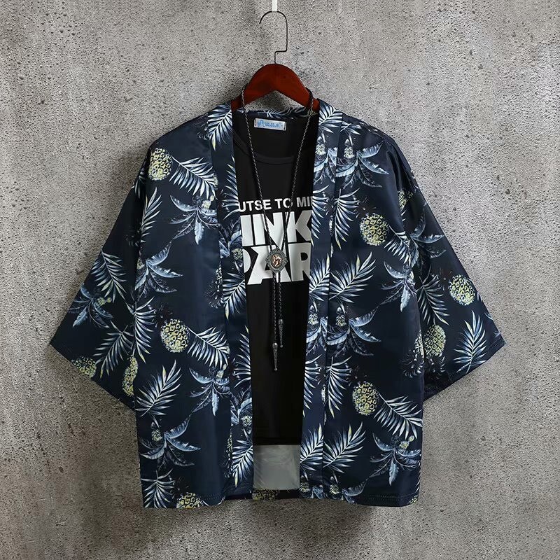 Japanese Style Kimono Men Women Casual Loose Sunsc... – Grandado