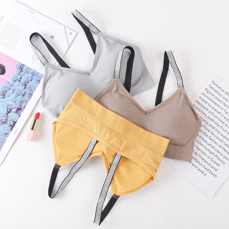 Seamless Bras For Girls Solid Push Up Bra Cotton B... – Grandado